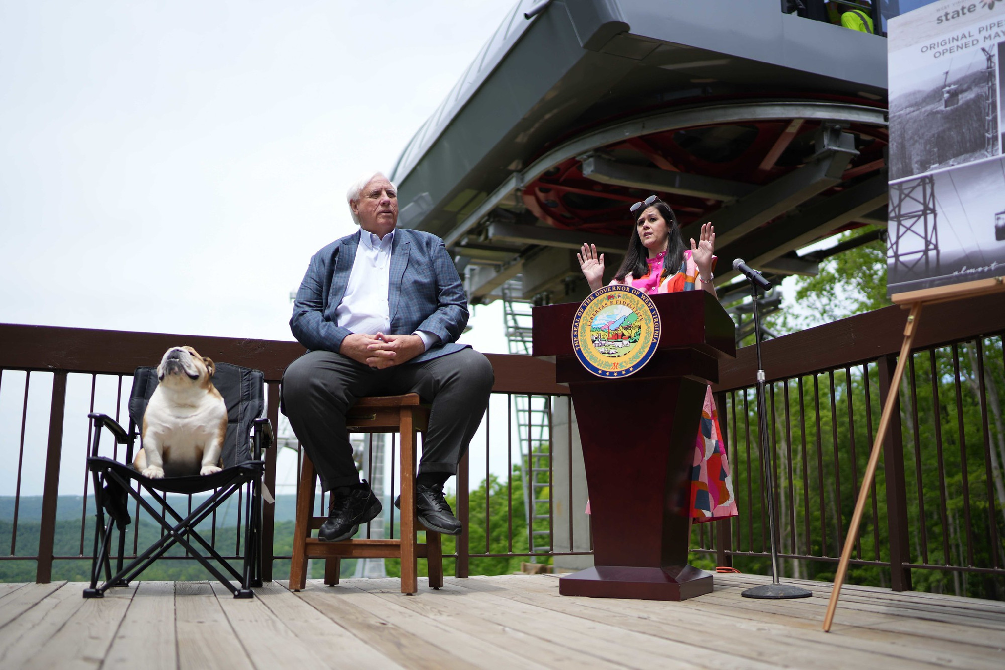 Gov. Justice visits Pipestem Resort State Park to see progress on new ...